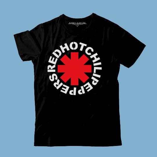 RHCP - Playera Negra Logo – Sunset In